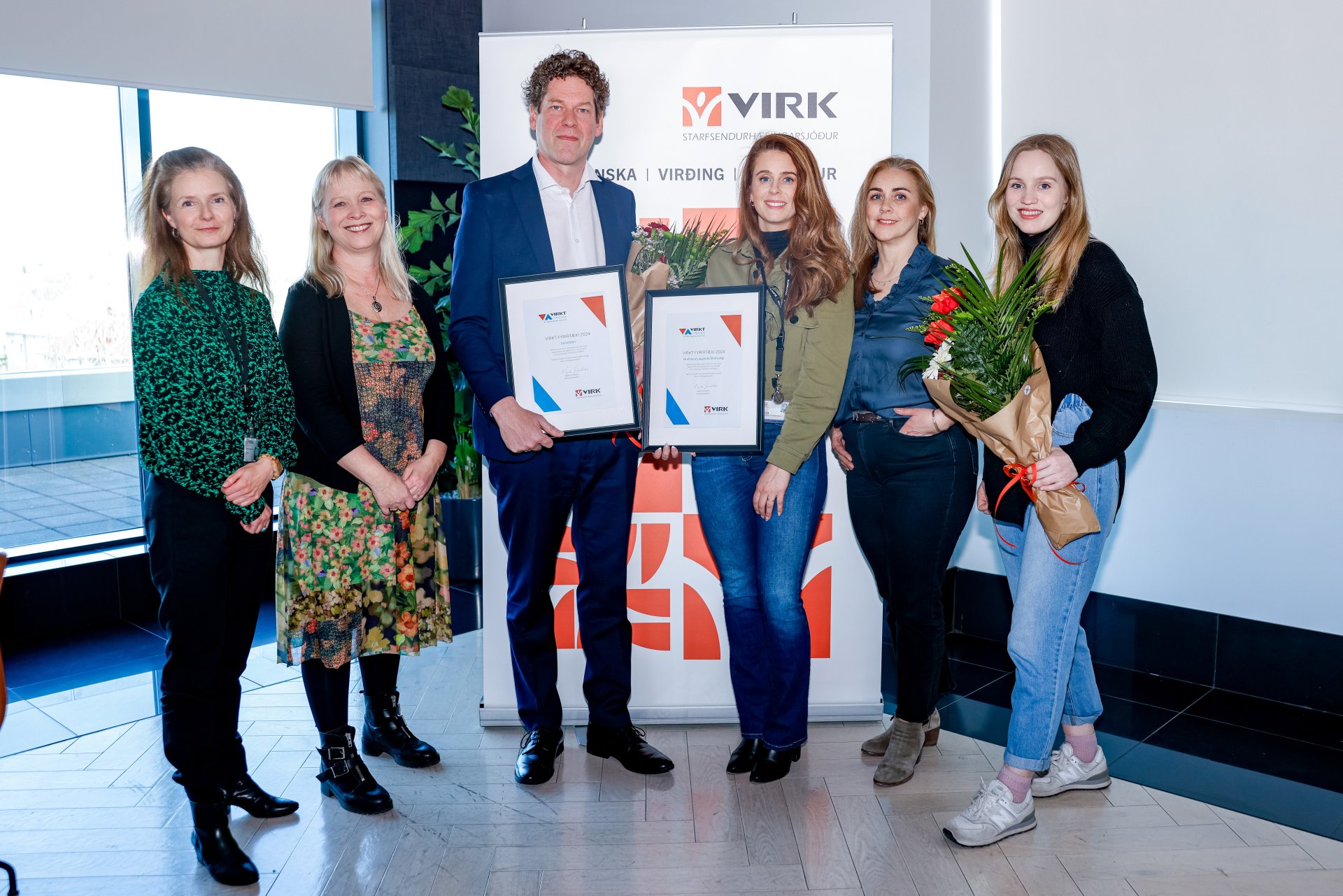 Símstöðin og Hrafnista VIRKT fyrirtæki 2024 | VIRK Starfsendurhæfingarsjóður